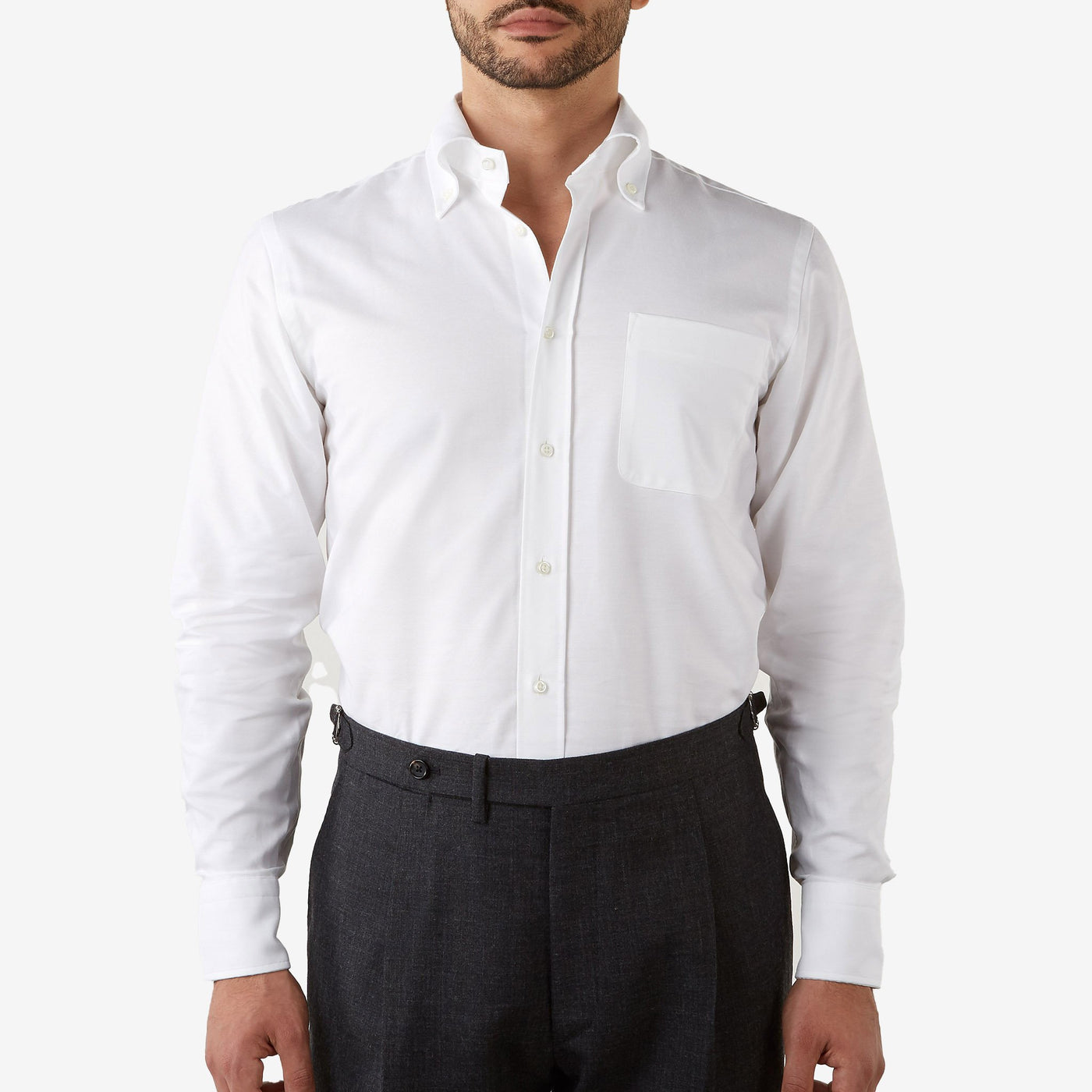 OCBD Shirt White Oxford